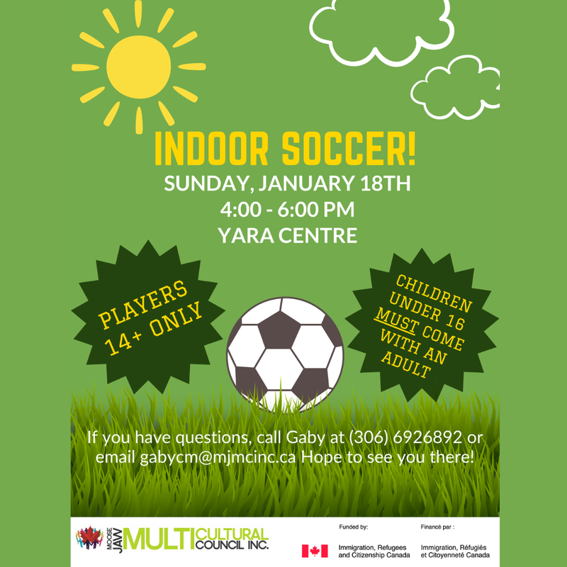 Let's play soccer! « Moose Jaw Multicultural Council