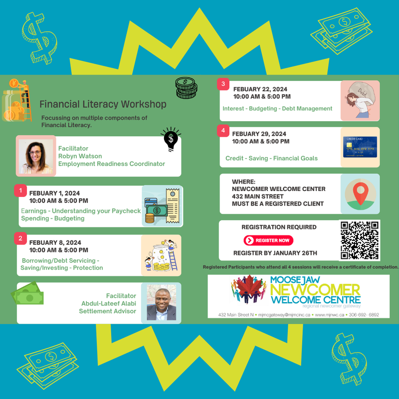 NWC Financial Literacy Workshop « Moose Jaw Multicultural Council